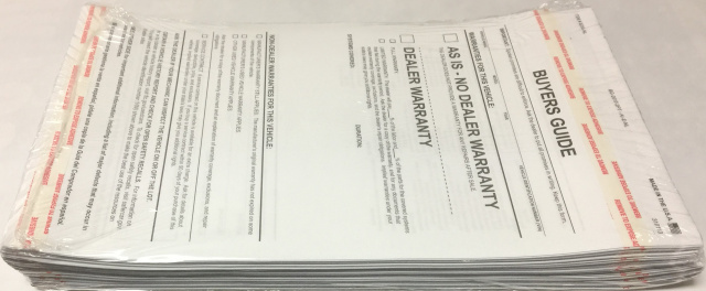 8250-NL-17 NCR Buyer's Guide 2 Part Tape with No Lines