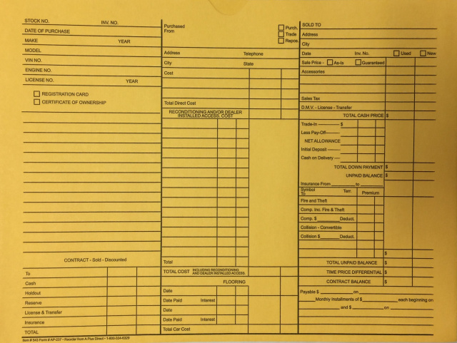 Vehicle Deal Jackets