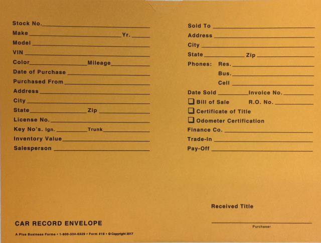 Vehicle Deal Jackets