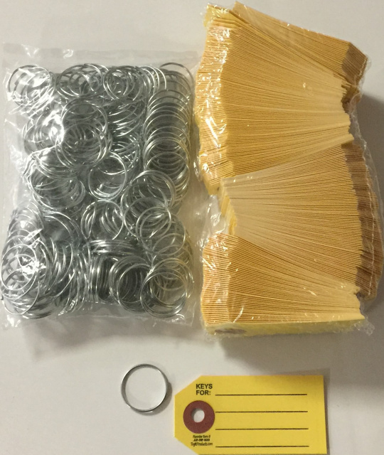 A Plus Dealer Supplies Sells "Keys For" Tags Yellow 1000 for $71.00 and ...